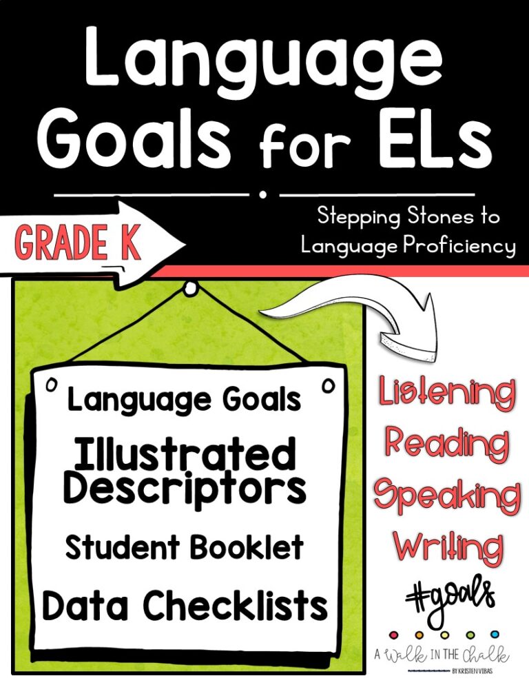 Setting Language Goals with English Language Learners - A Walk in the Chalk