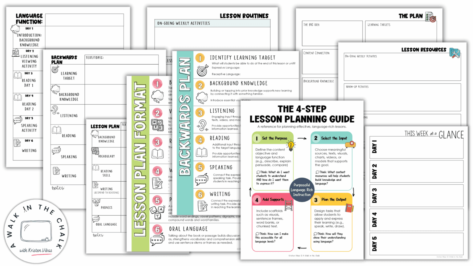 Lesson Planning Roadmap - A Walk in the Chalk