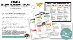 ESL Lesson Planning Toolkit - A Walk in the Chalk